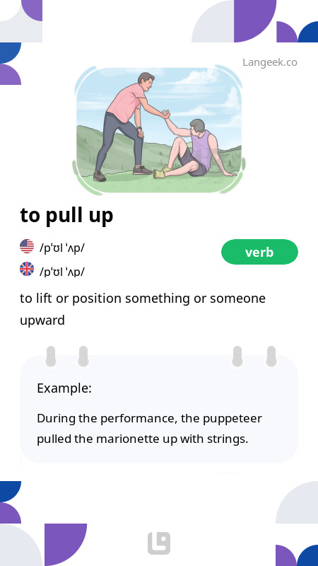 Definition & Meaning of "Pull up" | Picture Dictionary