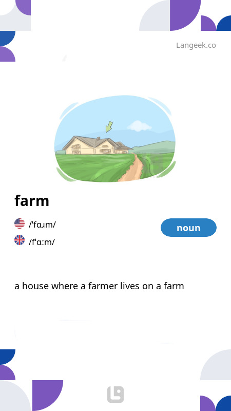 Definition & Meaning of "Farm" | LanGeek
