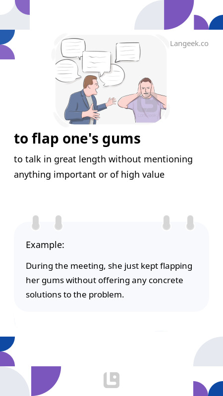 Definition & Meaning of "Flap gums" | Picture Dictionary