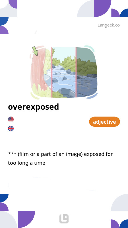 Definition & Meaning of "Overexposed" | LanGeek