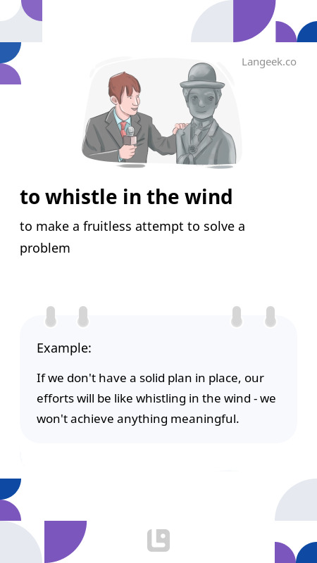 Definition & Meaning of "Whistle in the wind" | Picture Dictionary
