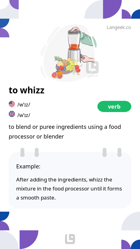 Definition & Meaning of "Whizz" | Picture Dictionary