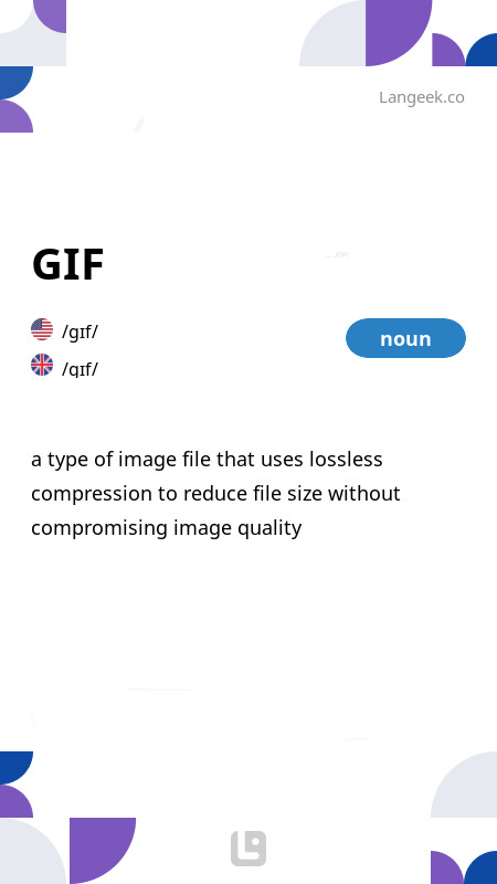 Definition & Meaning of "Gif" | LanGeek