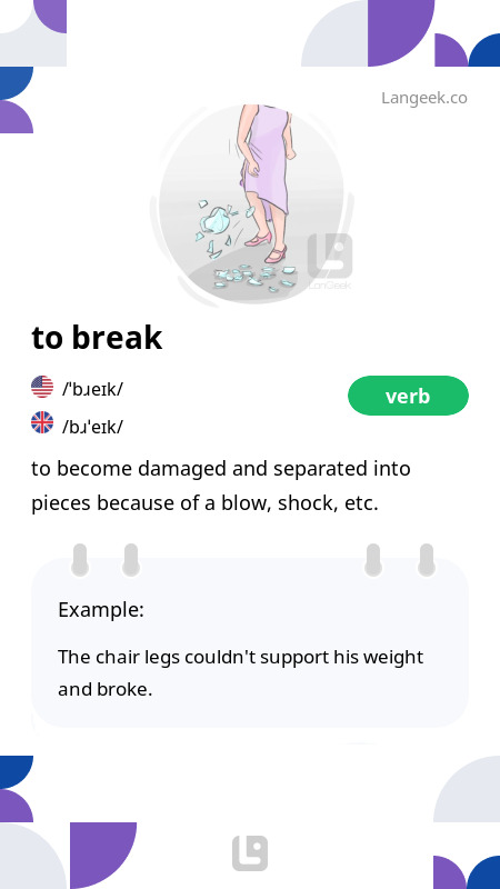 Definition & Meaning of "Break" | Picture Dictionary