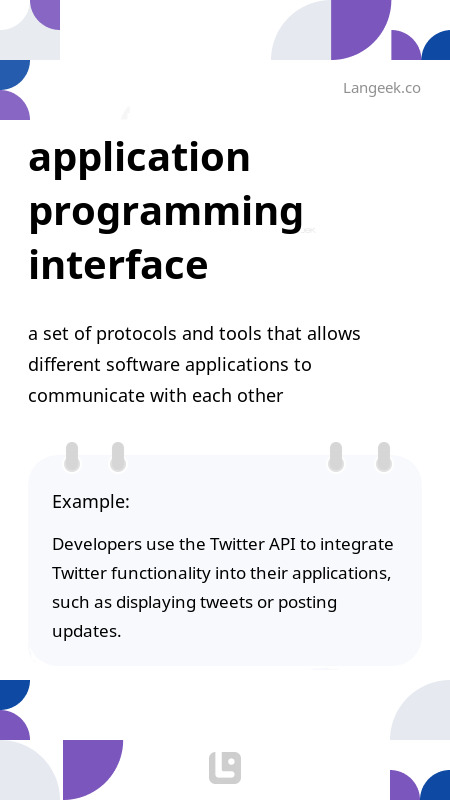Definition & Meaning of "Api" | Picture Dictionary