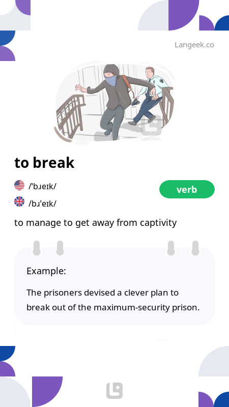 Definition & Meaning of "Break" | Picture Dictionary