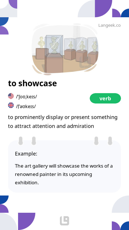 Definition & Meaning of "Showcase" | Picture Dictionary