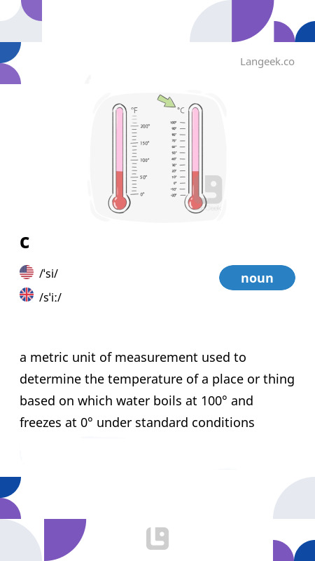 Definition & Meaning of "C" | Picture Dictionary