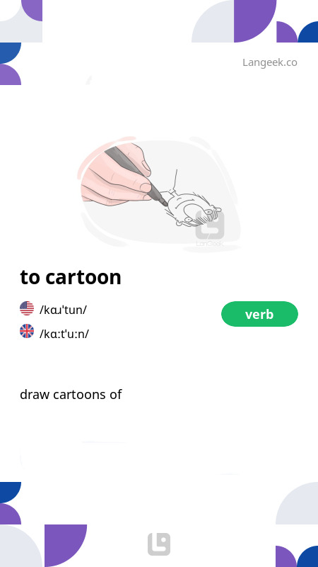 Definition & Meaning of "Cartoon" | Picture Dictionary