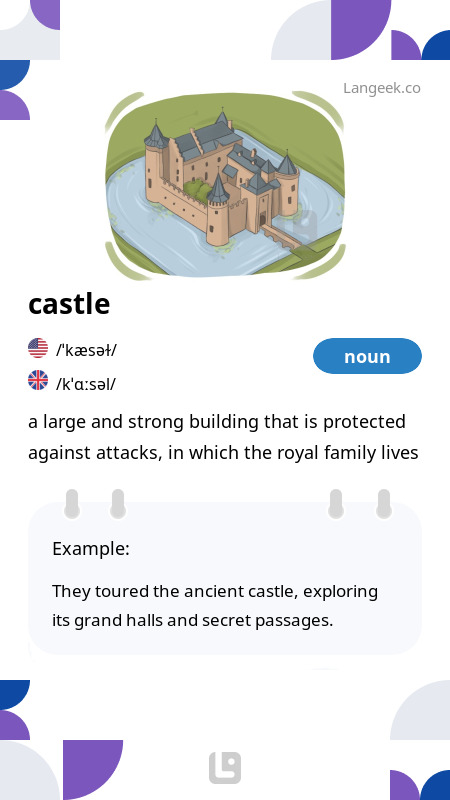 Definition & Meaning of "Castle" | Picture Dictionary