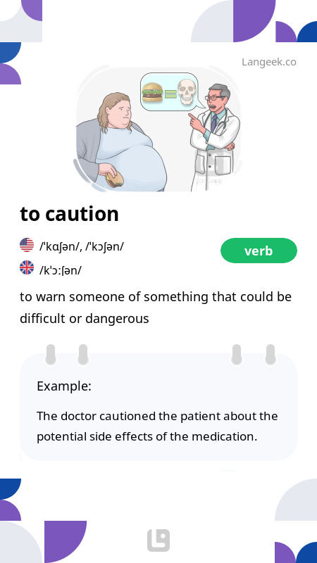 Definition & Meaning of "Caution" | Picture Dictionary