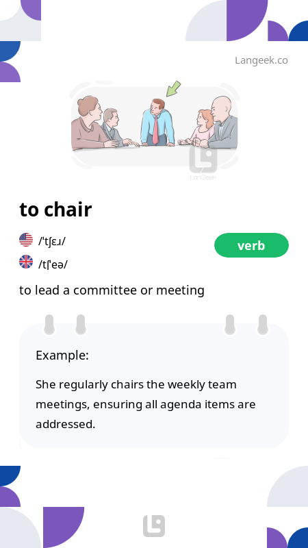 Definition & Meaning of "Chair" | Picture Dictionary