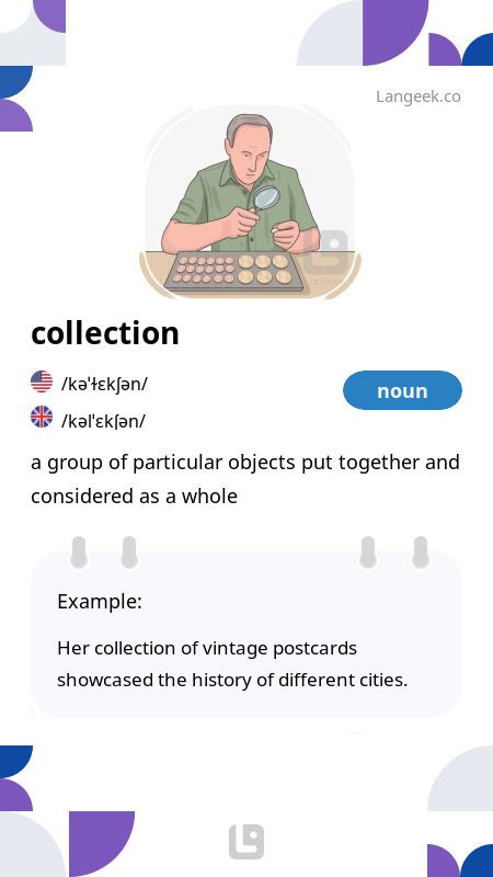 Definition & Meaning of "Collection" | Picture Dictionary