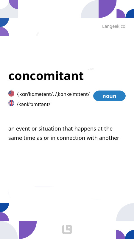 Definition & Meaning of "Concomitant" | Picture Dictionary