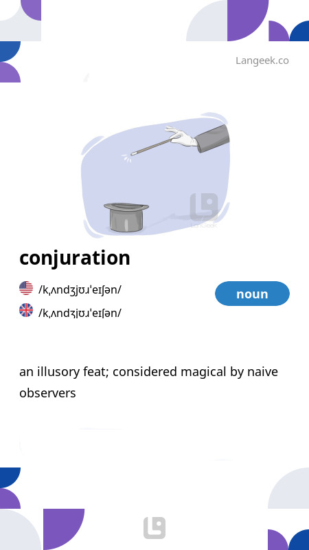 Definition & Meaning of "Conjuration" | Picture Dictionary