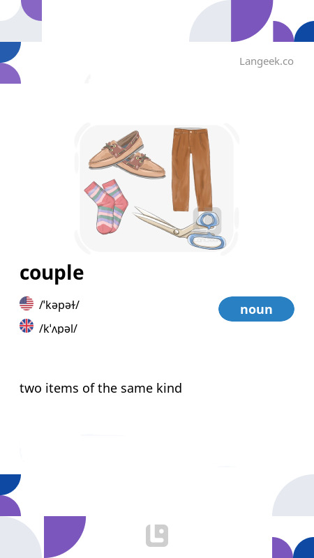 Definition & Meaning of "Couple" | Picture Dictionary