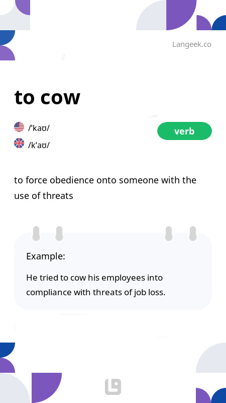 Definition & Meaning of "Cow" | Picture Dictionary