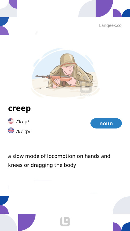 Definition & Meaning of "Creep" | LanGeek