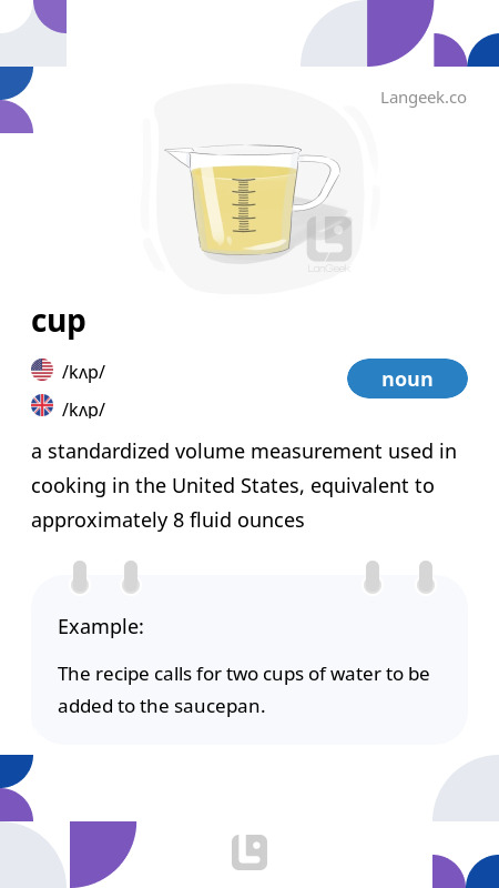Definition & Meaning of "Cup" | Picture Dictionary