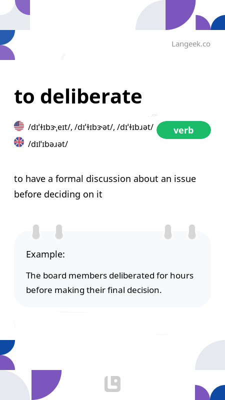 Definition & Meaning of "Deliberate" | Picture Dictionary