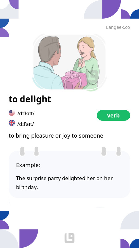 Definition & Meaning of "Delight" | Picture Dictionary