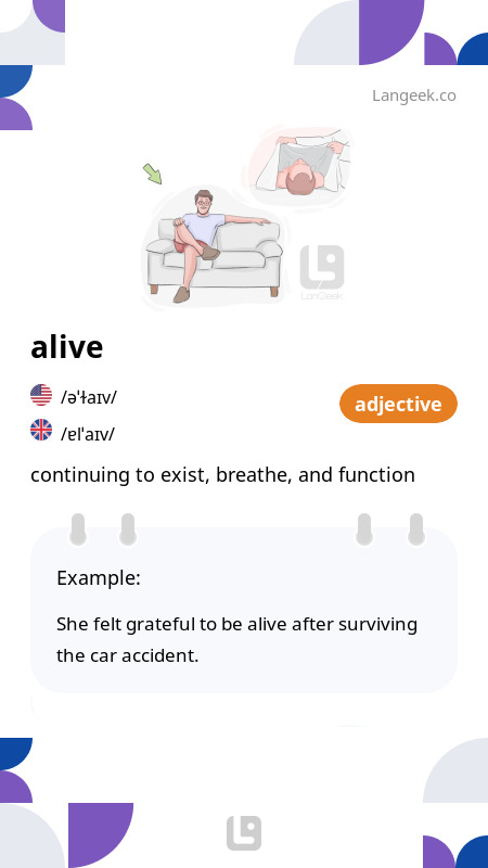 Definition & Meaning of "Alive" | Picture Dictionary