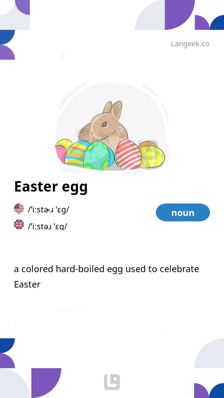 Definition & Meaning of "Easter egg" | Picture Dictionary