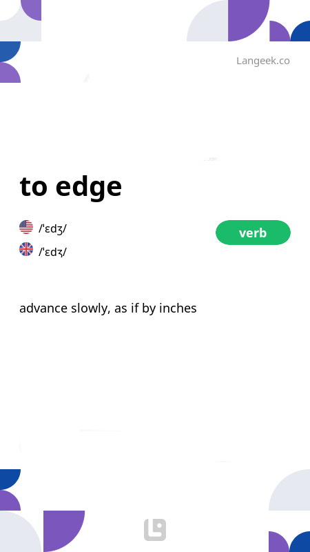 Definition & Meaning of "Edge" | Picture Dictionary