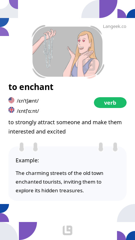 Definition & Meaning of "Enchant" | Picture Dictionary