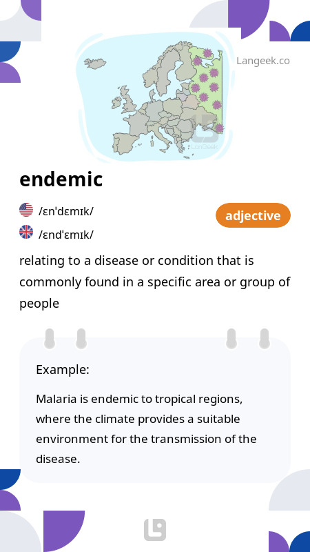Definition & Meaning of "Endemic" | Picture Dictionary