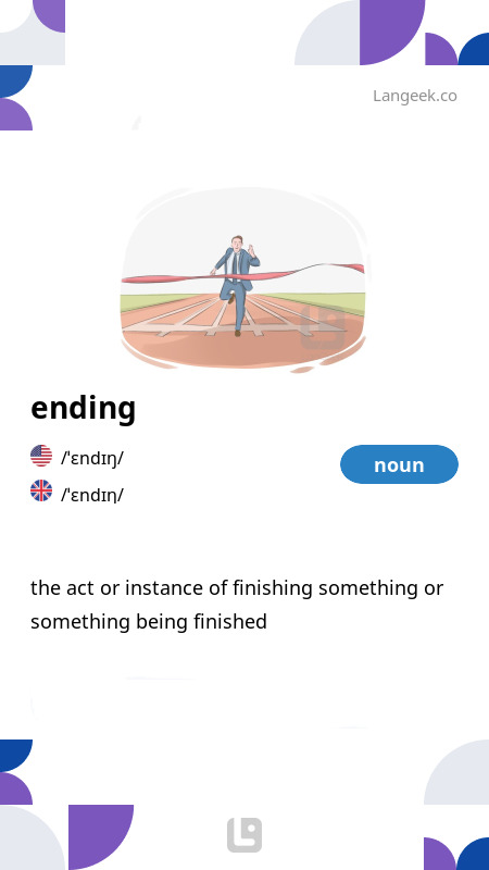 Definition & Meaning of "Ending" | LanGeek