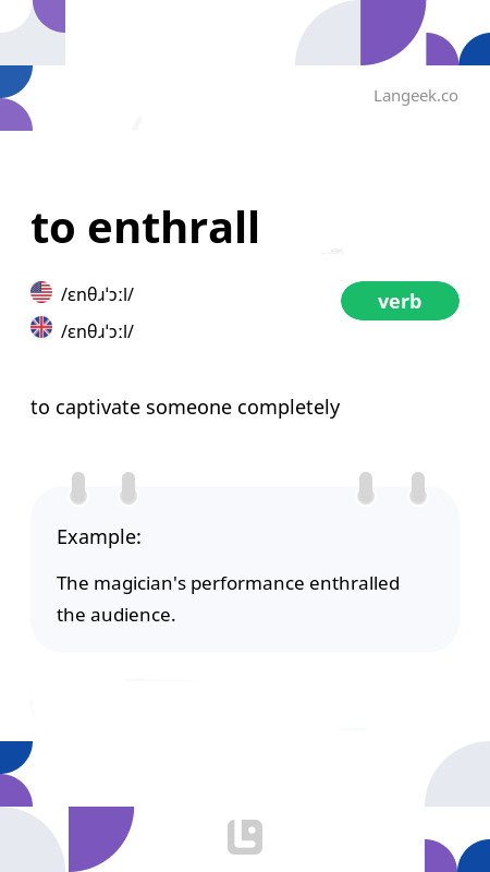 Definition & Meaning of "Enthrall" | Picture Dictionary