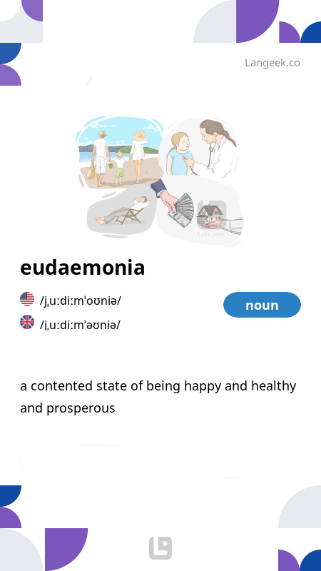 Definition & Meaning of "Eudaemonia" | LanGeek