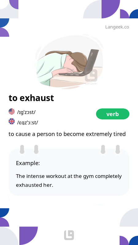 Definition & Meaning of "Exhaust" | Picture Dictionary