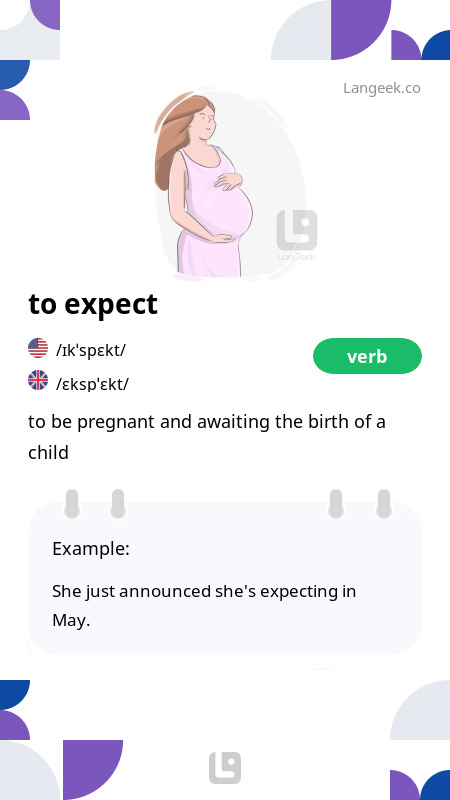 Definition & Meaning of "Expect" | Picture Dictionary