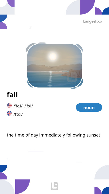 Definition & Meaning of "Fall" | Picture Dictionary