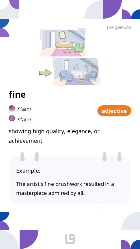 Definition & Meaning of "Fine" | Picture Dictionary