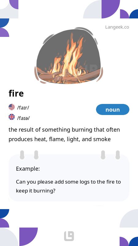 Definition & Meaning of "Fire" | Picture Dictionary