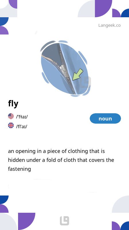 Definition & Meaning of "Fly" | LanGeek