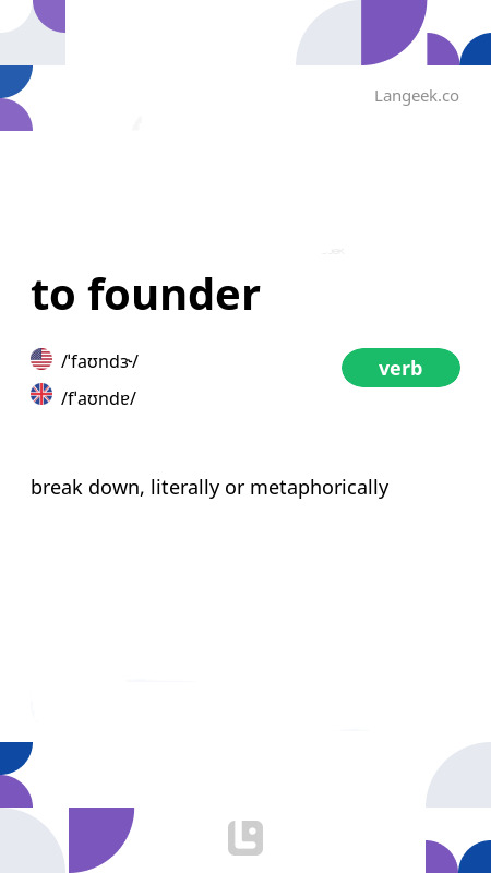 Definition & Meaning of "Founder" | Picture Dictionary