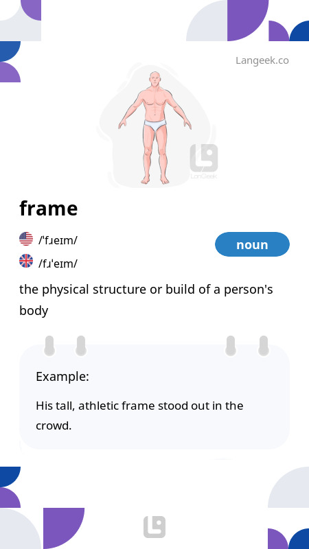 Definition & Meaning of "Frame" | Picture Dictionary
