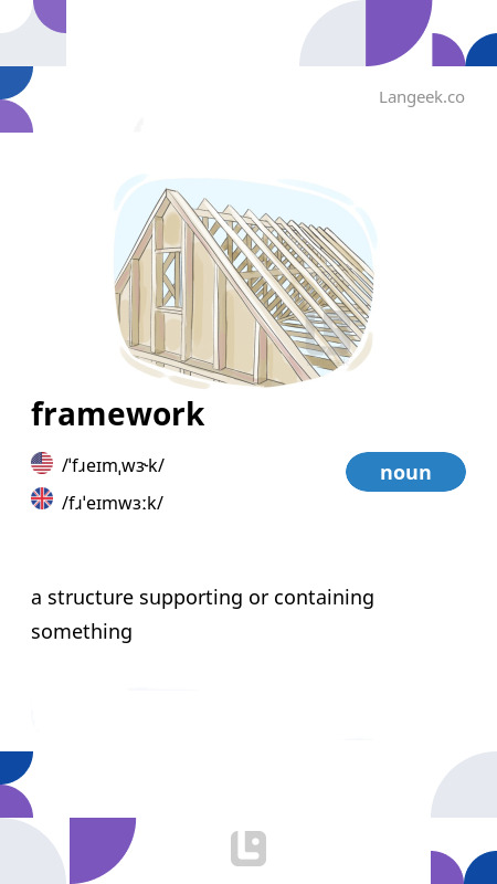 Definition & Meaning of "Framework" | Picture Dictionary