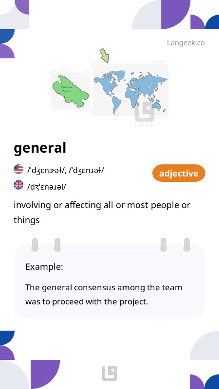 Definition & Meaning of "General" | Picture Dictionary