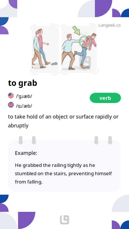 Definition & Meaning of "Grab" | Picture Dictionary