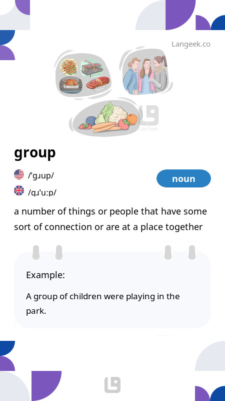 Definition & Meaning of "Group" | Picture Dictionary