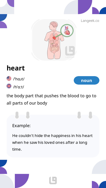 Definition & Meaning of "Heart" | Picture Dictionary