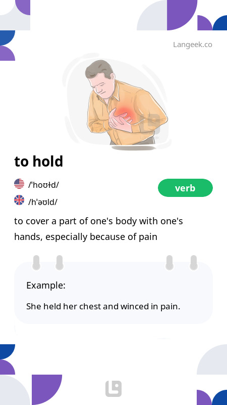 Definition & Meaning of "Hold" | Picture Dictionary