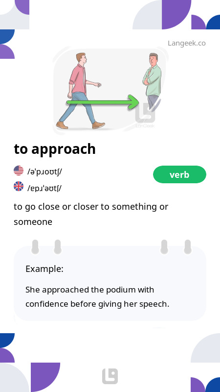 Definition & Meaning of "Approach" | Picture Dictionary