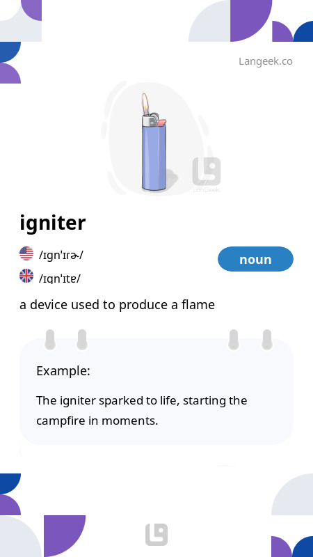 Define igniter store