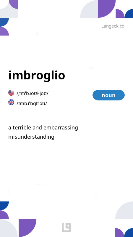 Definition & Meaning of "Imbroglio" | Picture Dictionary